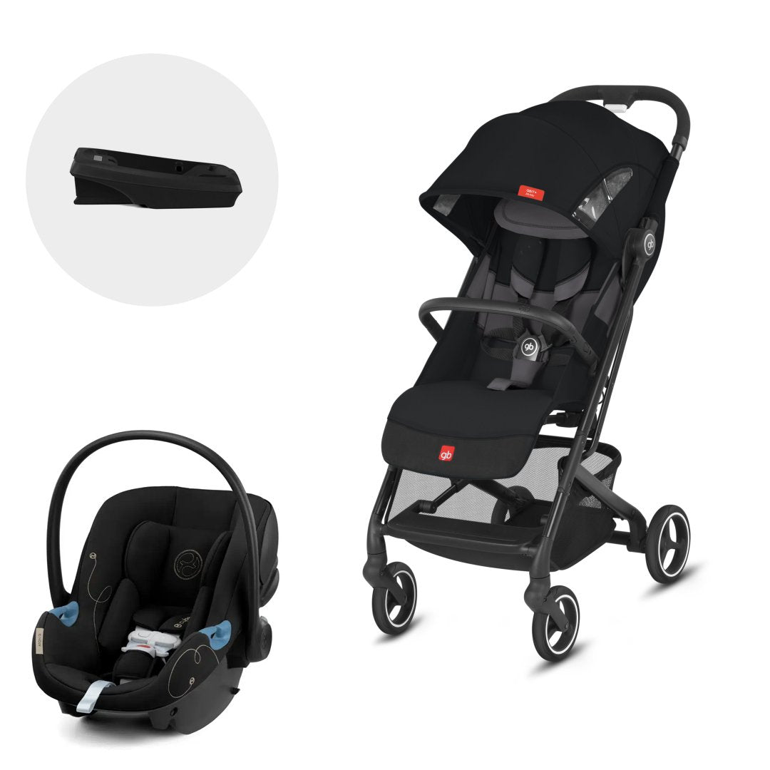 Travel System Qbit Plus All City + Aton G + Base G – Bee Bee